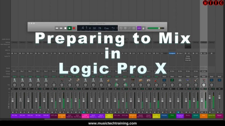 Mixing in Logic Pro X - Music Tech Training Centre